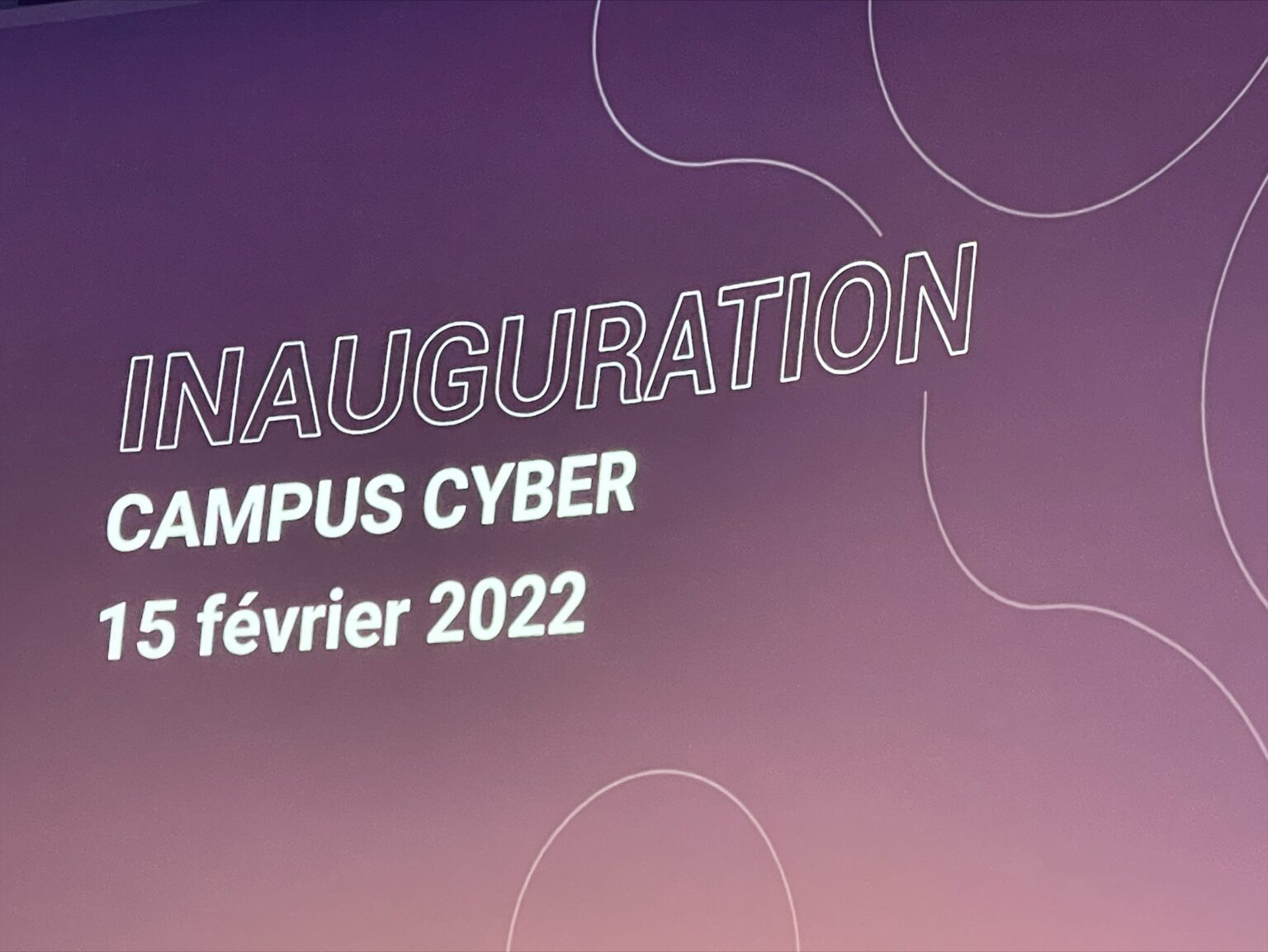 Participation du Clusif à l'inauguration du Campus cyber